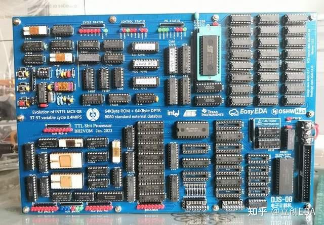 再次简化！用74芯片自制简易CPU，电路设计全开源 - 知乎