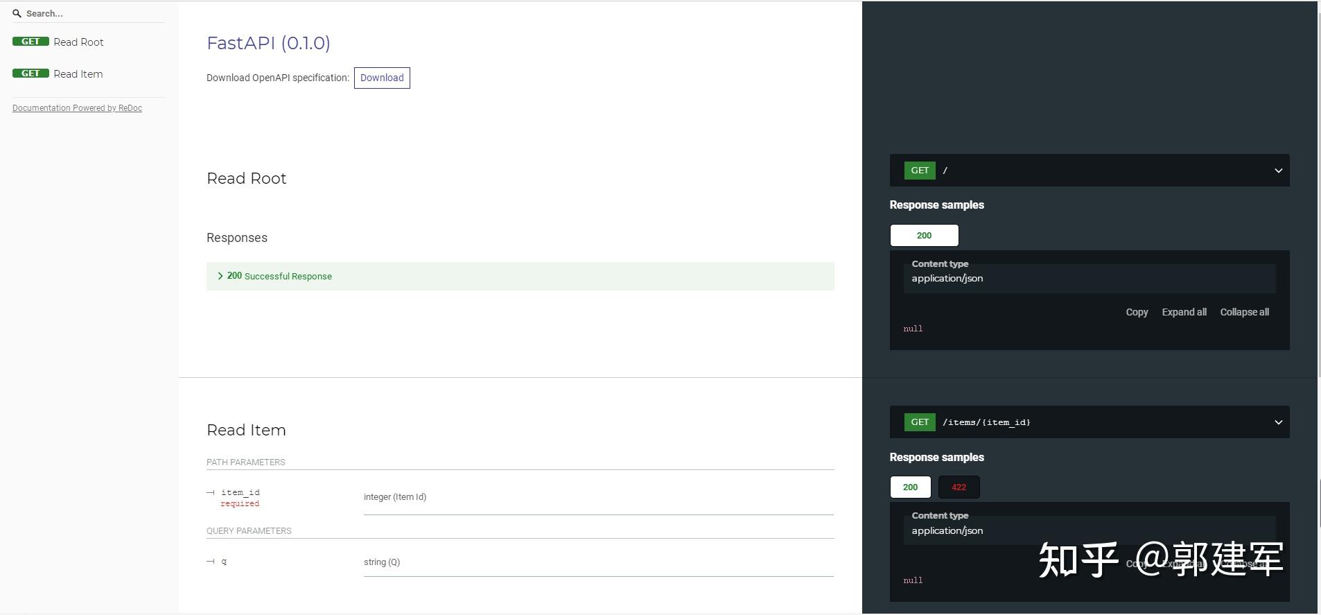 2.FastAPI API文档 - 知乎