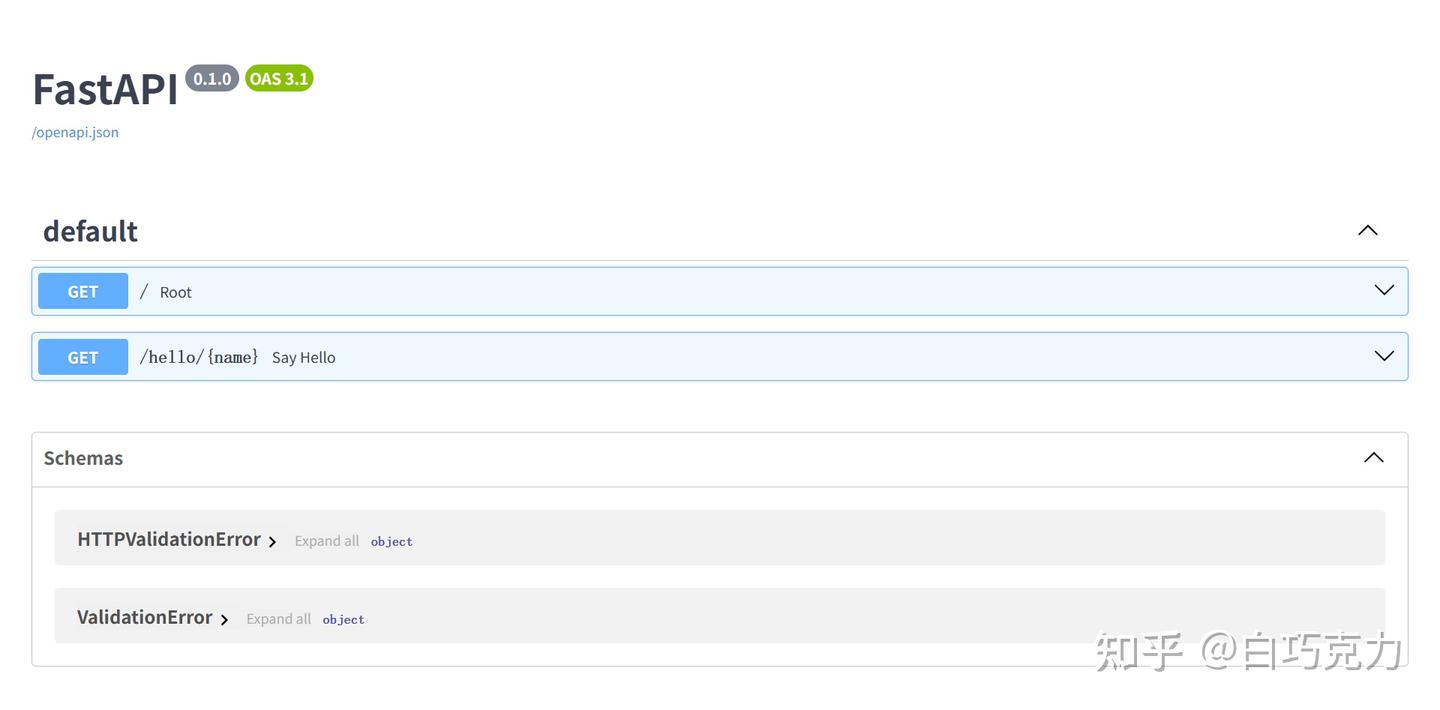 FastAPI教程——第一个FastAPI程序 - 知乎