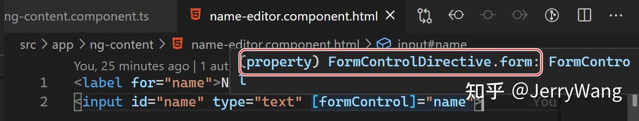 Angular 里使用 FormControl 的步骤 - 知乎