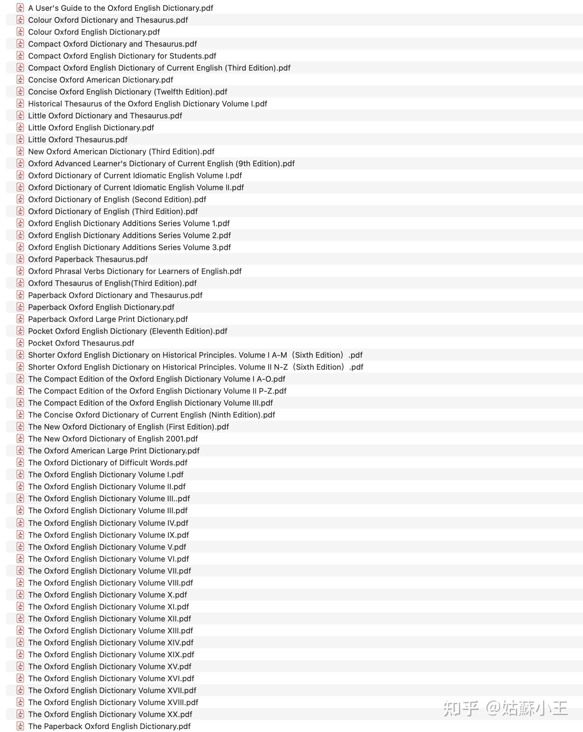 牛津英语词典（Oxford English Dictionary）系列畅谈 - 知乎