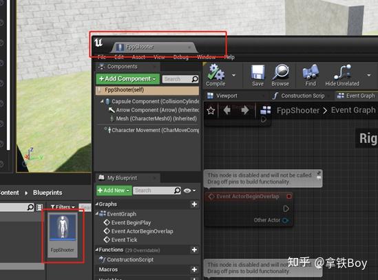 UE4 设置新打开的蓝图默认停靠在主窗口 - 知乎