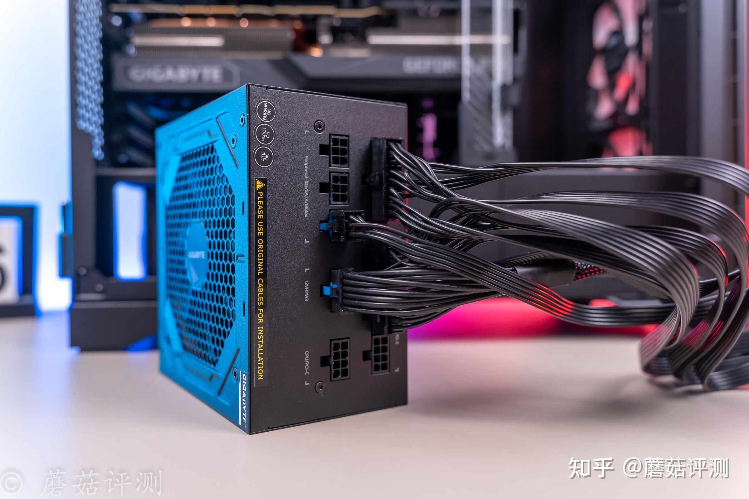 原生支持16Pin显卡供电，轻松单线输出600W、技嘉UD1000GM PG5金牌全模组电源 评测