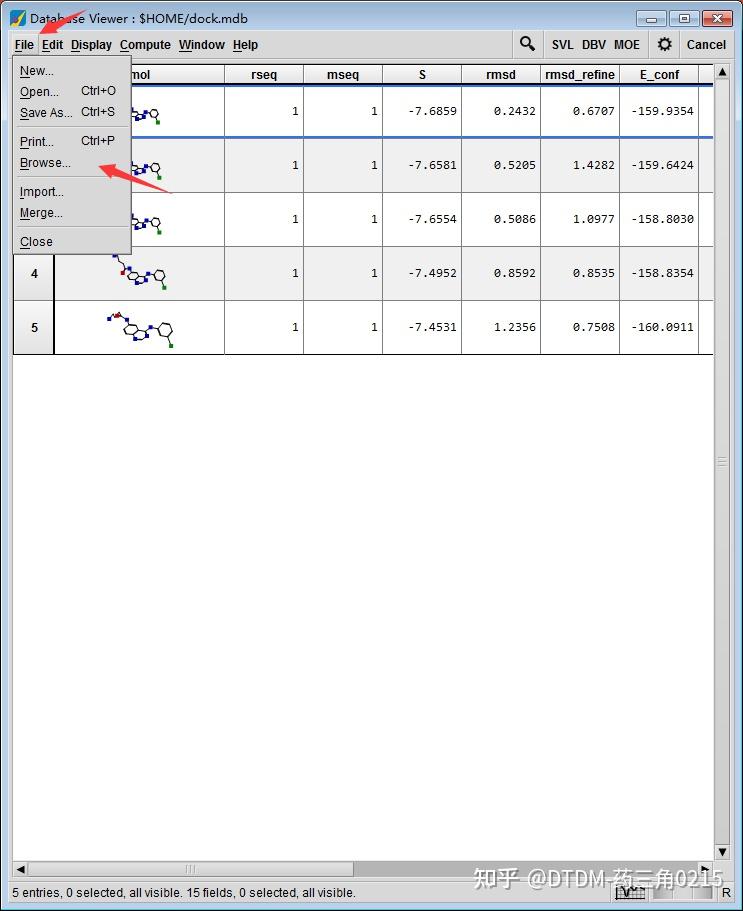计算机辅助药物设计的基础操作（MOE） - 知乎