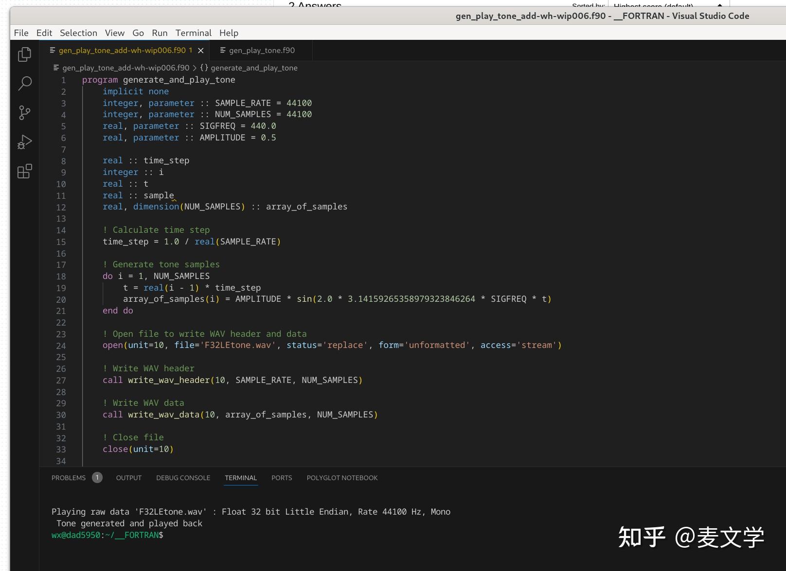 VSCODE：one-click launching Fortran Hello World 一键启动Fortran Hello World - 知乎