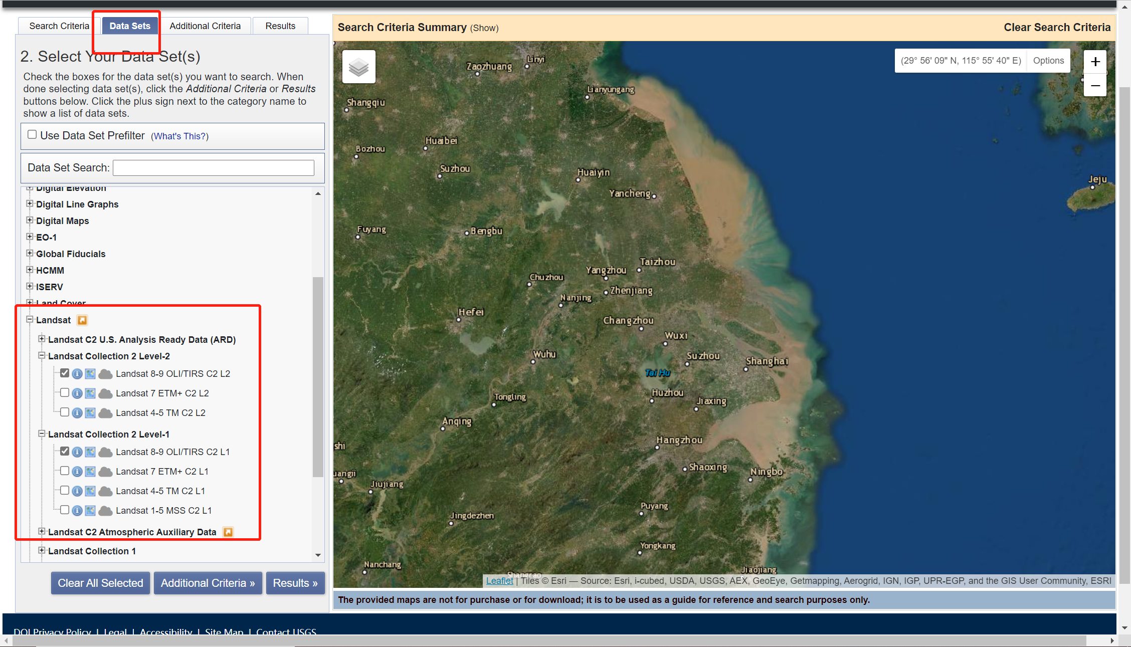 Landsat 影像数据下载手把手教程 - 知乎