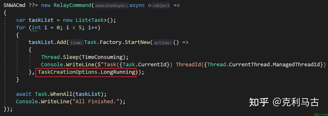 对于 C# 中 Task 的 StartNew 与 WhenAll 相互配合的实验 - 知乎