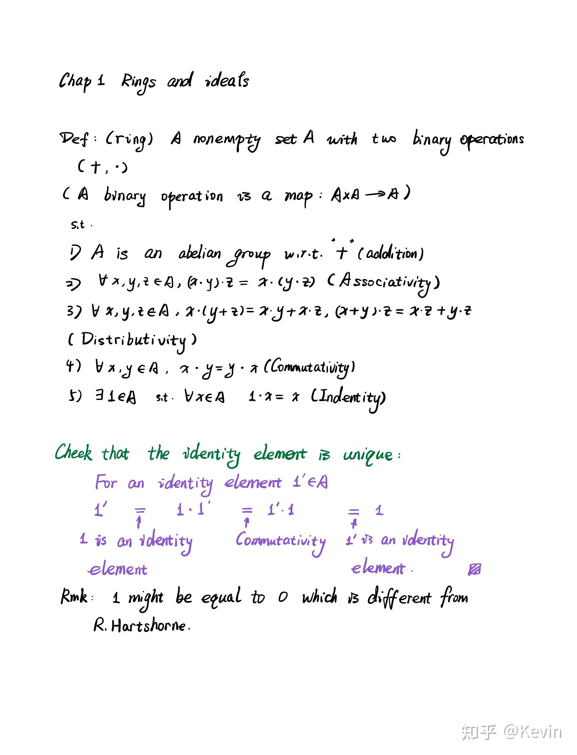 Atiyah&MacDonald Commutative Algebra笔记chap1 - 知乎