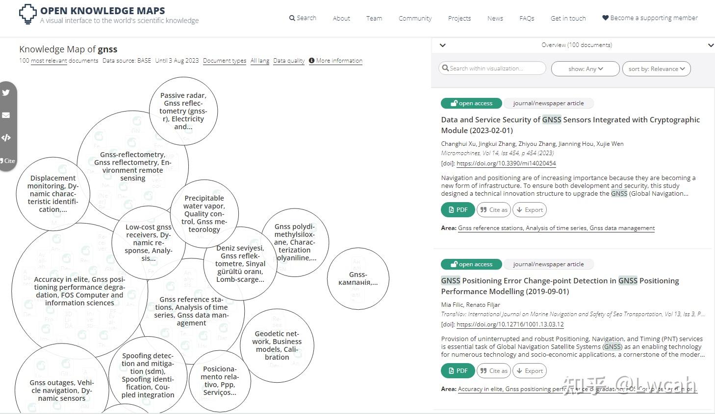 OPEN KNOWLEDGE MAPS：一款类connected paper网站 - 知乎