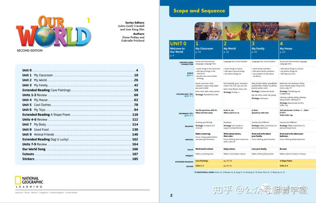 Our World 第二版小学英语教材介绍 - 知乎
