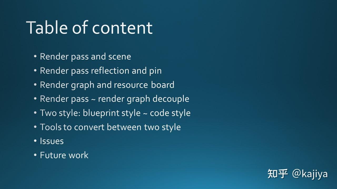 Falcor 1: render pass, render graph, scene(ppt) - 知乎