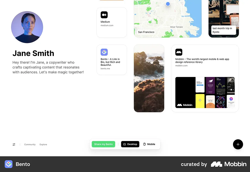 UI 设计中的 Bento 风格和划分 - 知乎