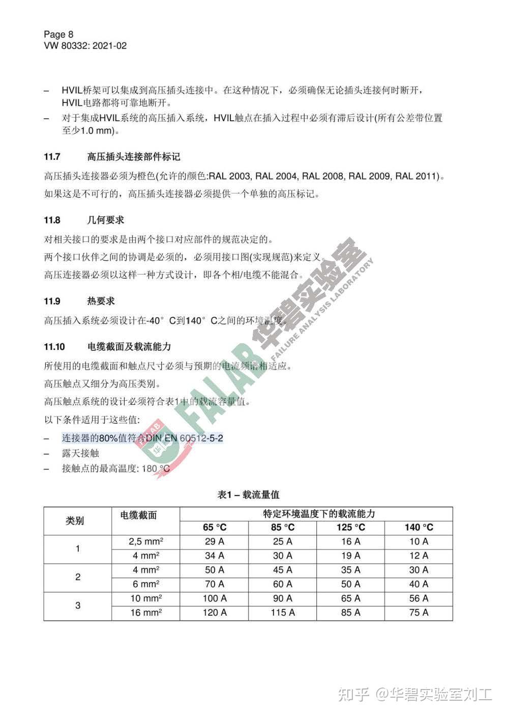 高压连接器LV215，VW-80332-2021中文版标准全文 - 知乎