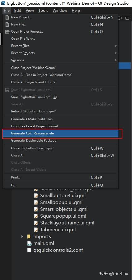 如何将Qt Design Studio 创建的UI项目转换为应用程序 - 知乎