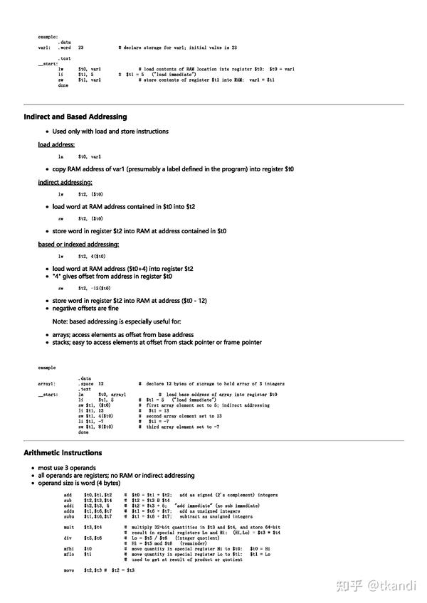 MIPS汇编学习 - 知乎