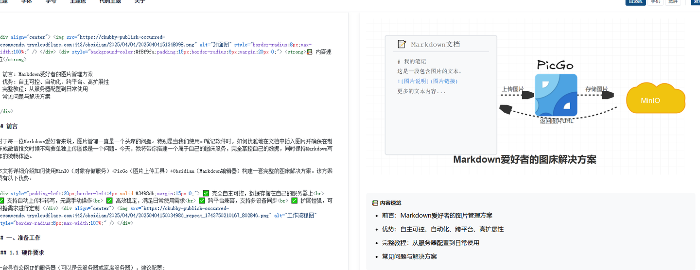 利用MinIO + PicGo为Obsidian打造专属Markdown图床 - 知乎