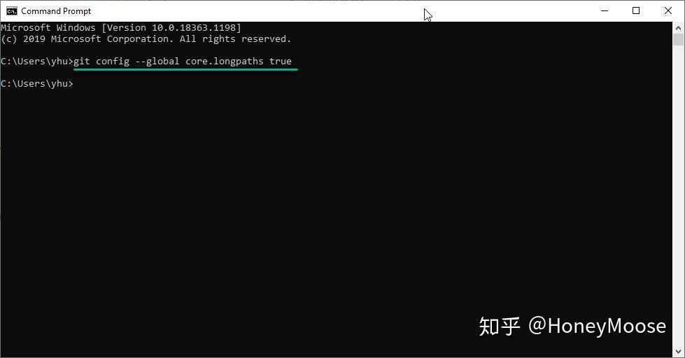 Git 在 Windows 克隆的时候提示错误 Filename too long - 知乎