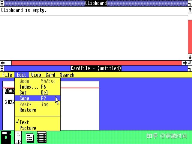 穿越时间·Windows系统的最初亮相，最早的Windows1.01终极体验 - 知乎