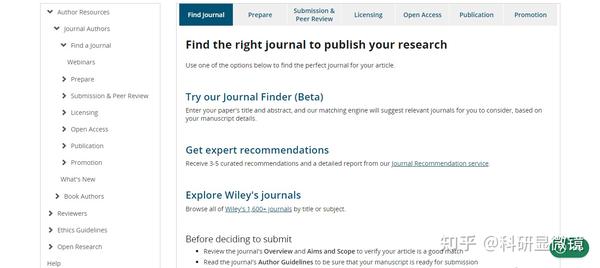 Wiley出版商Research Exchange投稿系统全攻略—手把手教你轻松搞定！ - 知乎
