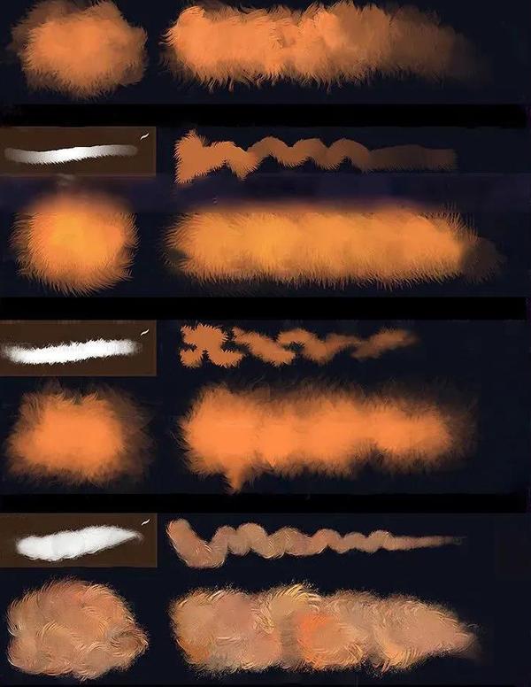 动物的毛发设计还要一根一根画吗？200款全新PS+procreate动物毛发笔刷分享，一笔出效果 - 知乎