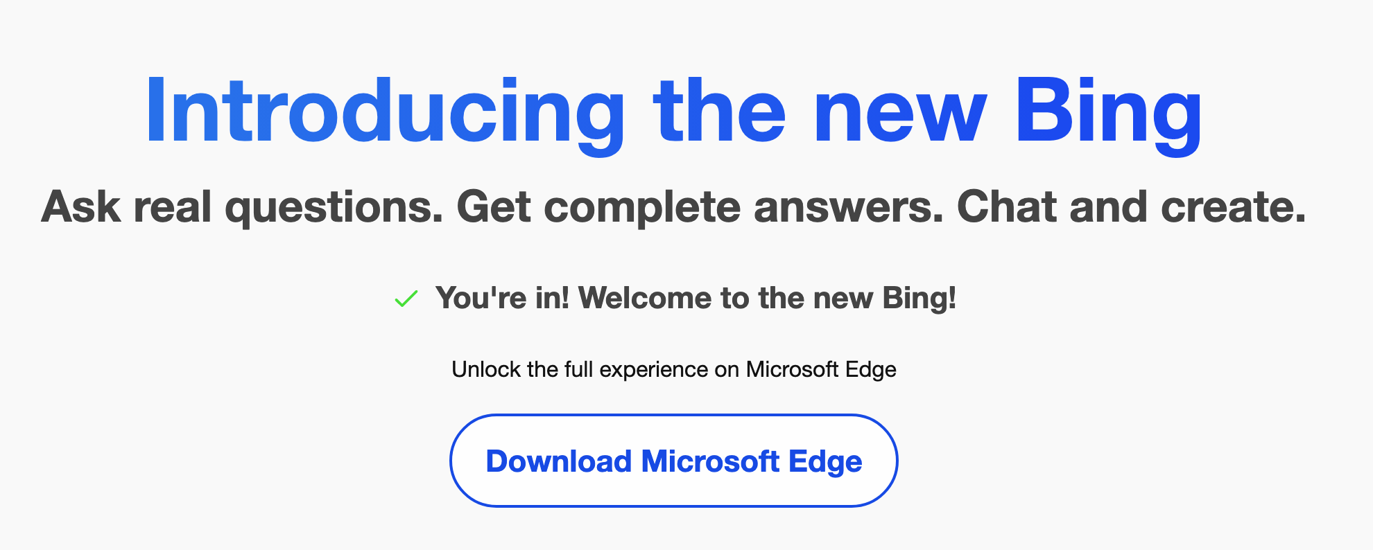微软 New Bing 秒过方法，之前等了一个月了还没有收到邀请 - 知乎