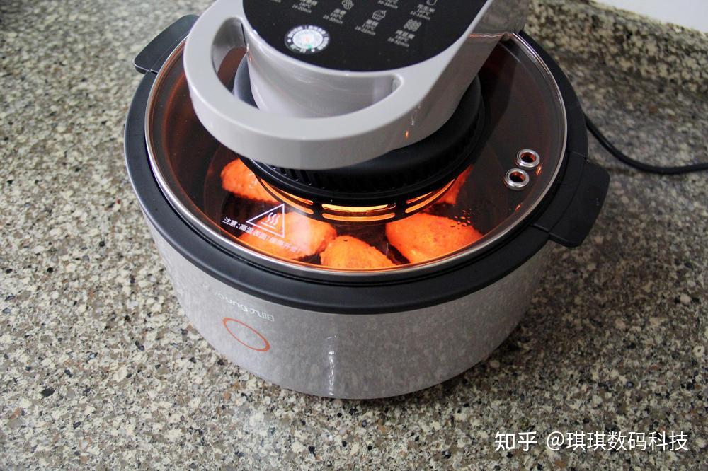 无需翻面+不再盲炸：九阳不翻面空气炸锅VF736无烹饪经验初体验 - 知乎