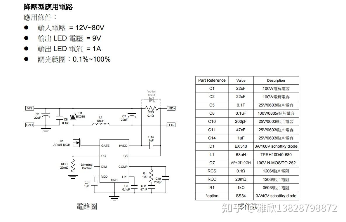 远翔DC-DC智能家居照明LED无频闪调光恒流驱动芯片FP7195【调光范围0.1%-100%；调光频率0.1-2000K】 - 知乎