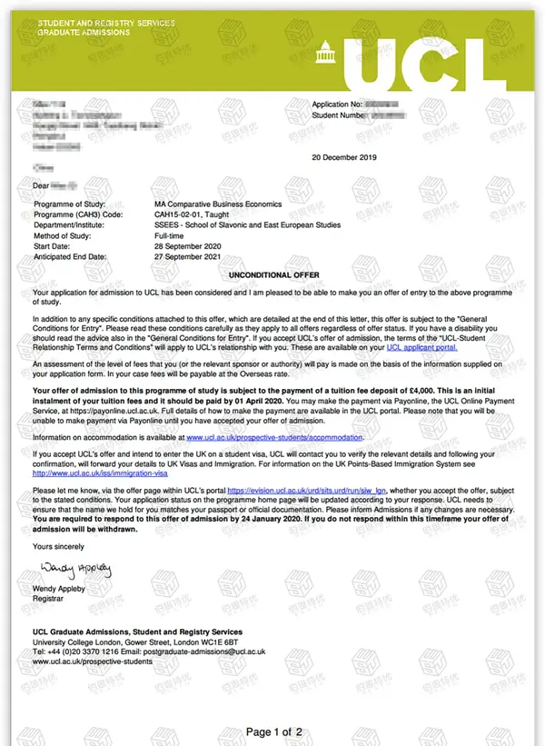 211学子斩获UCL网红项目CBE offer！ - 知乎