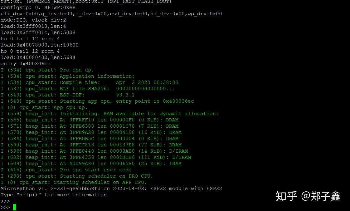 在esp32上运行micropython 知乎