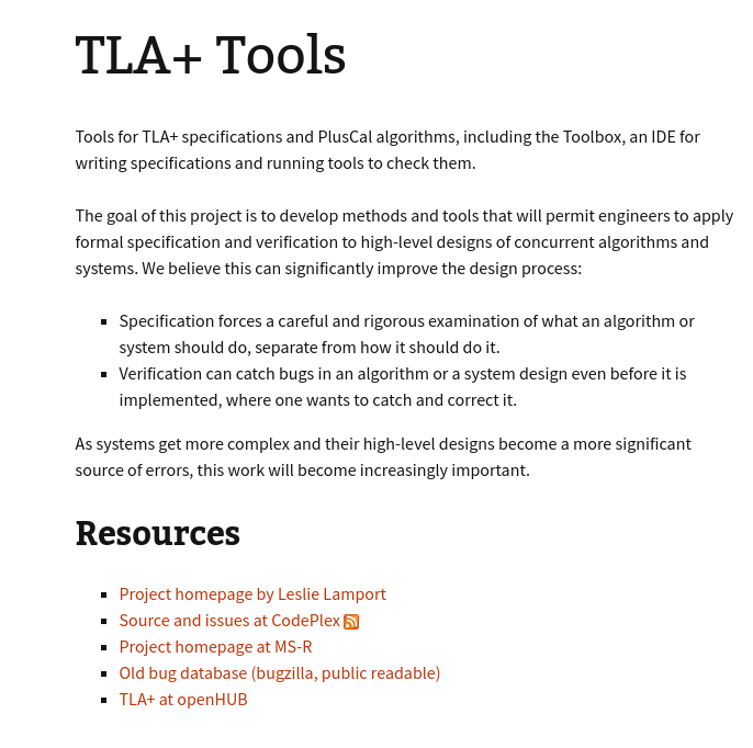 酷站推荐 - tlaplus.net - TLA+ | PlusCal - 知乎