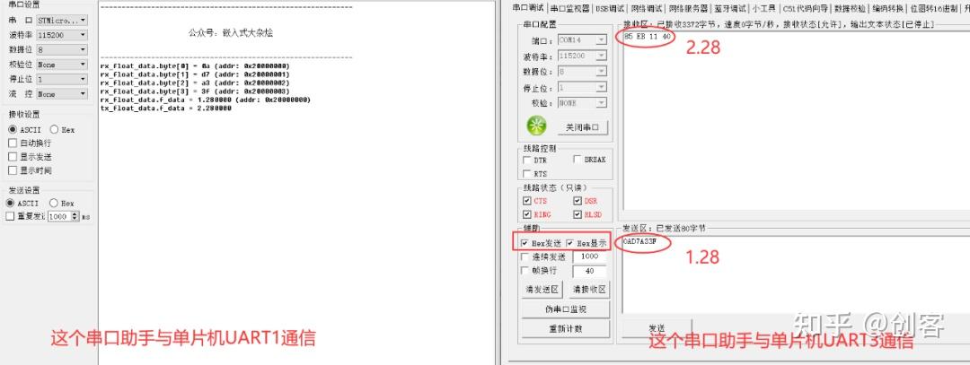 Stm32如何收发float类型数据？ 知乎