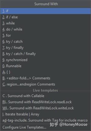 IntelliJ IDEA Java 中如何快速插入 try / catch - 知乎