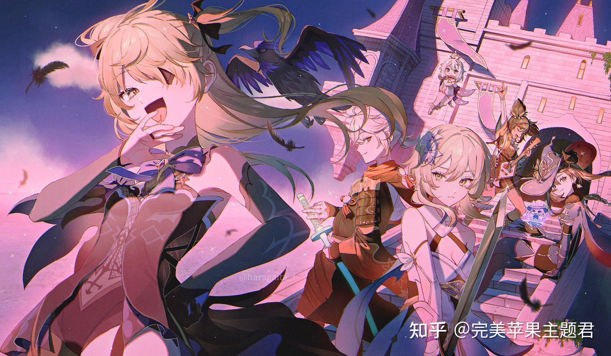 你绝对么看见过，外网搬运原神ipad电脑壁纸 - 知乎