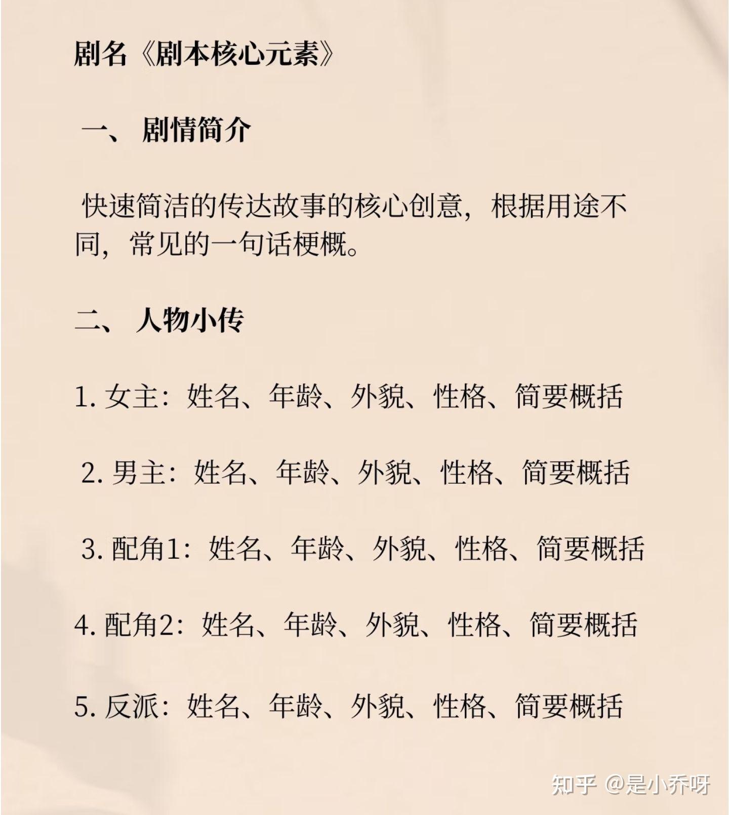 短剧剧本怎么写？看这篇就够了！ - 知乎