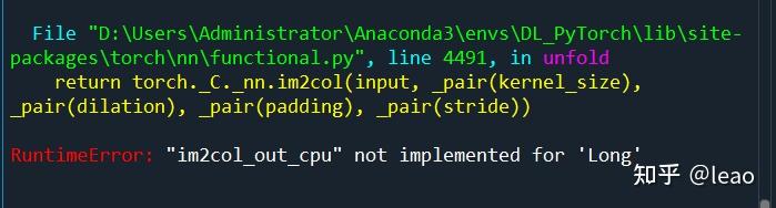 错误记录：IndexError: tensors used as indices must be long, byte or bool tensors - 知乎