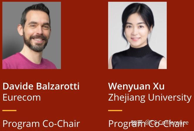 Usenix Security24 截稿在即,网络安全顶会!浙江大学徐文渊担任大会共同主席! 知乎