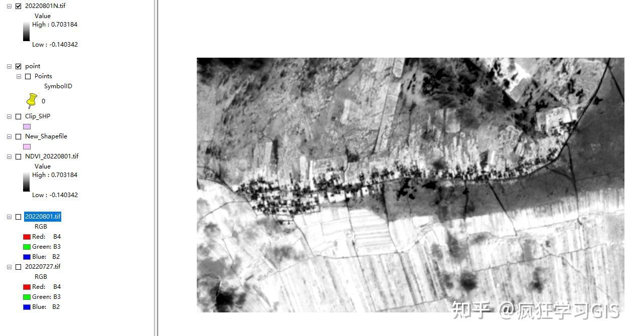 ArcMap计算遥感影像NDVI的简便方法 - 知乎