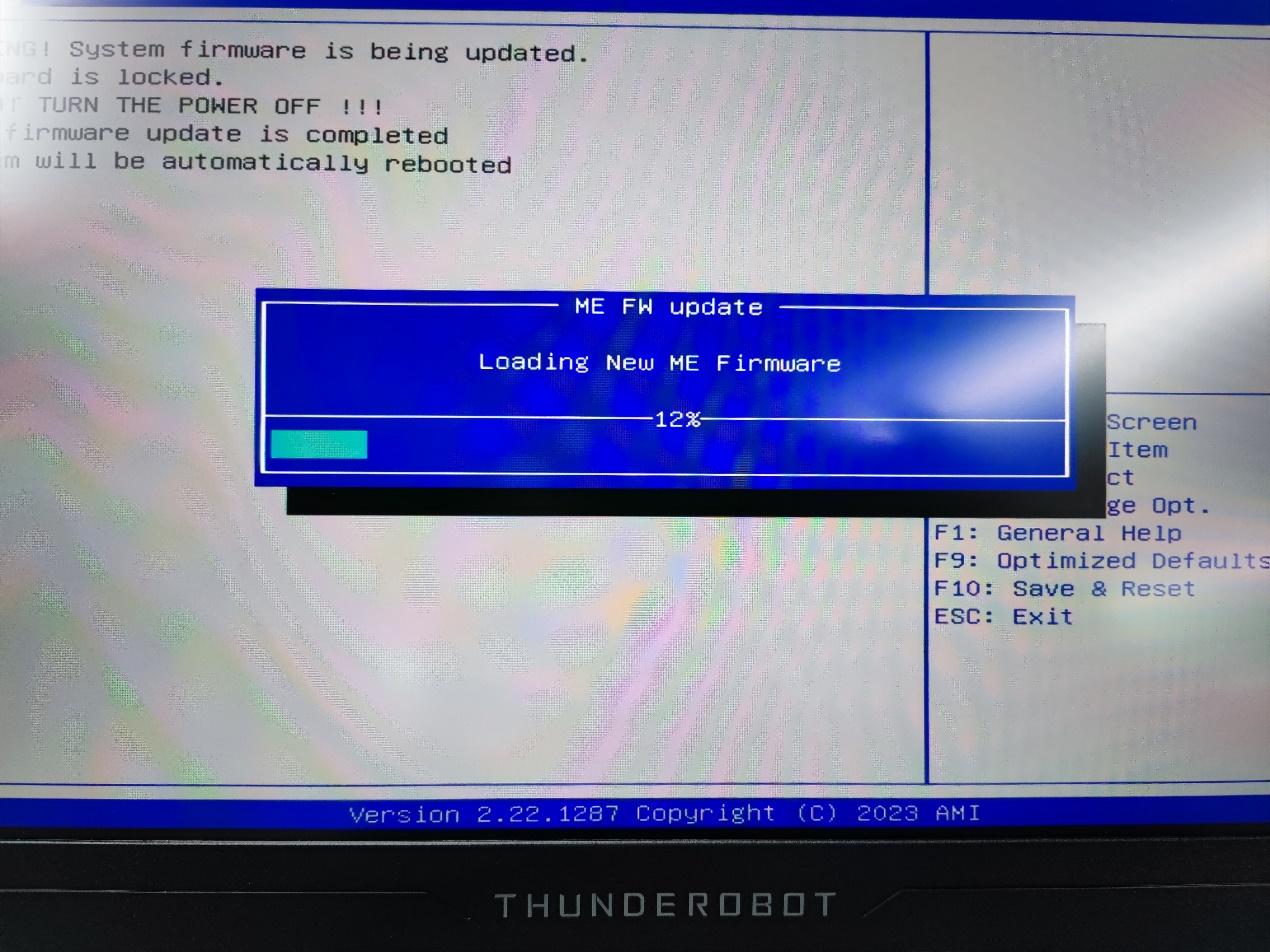 雷神911X 2023更新BIOS操作教程 - 知乎