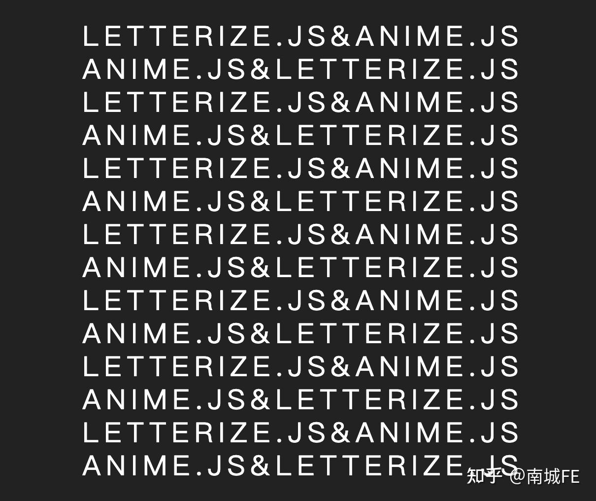基于 Letterize.js + Anime.js 实现炫酷文本特效 - 知乎