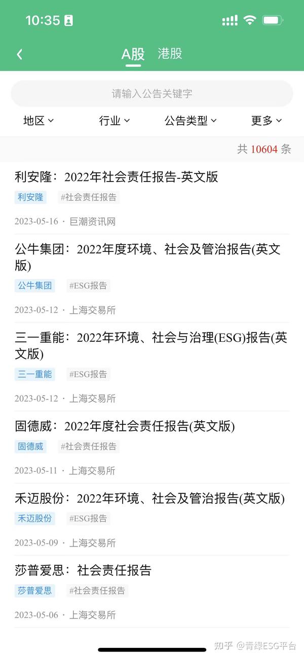 全网最全ESG报告大合集来喽！！！ - 知乎