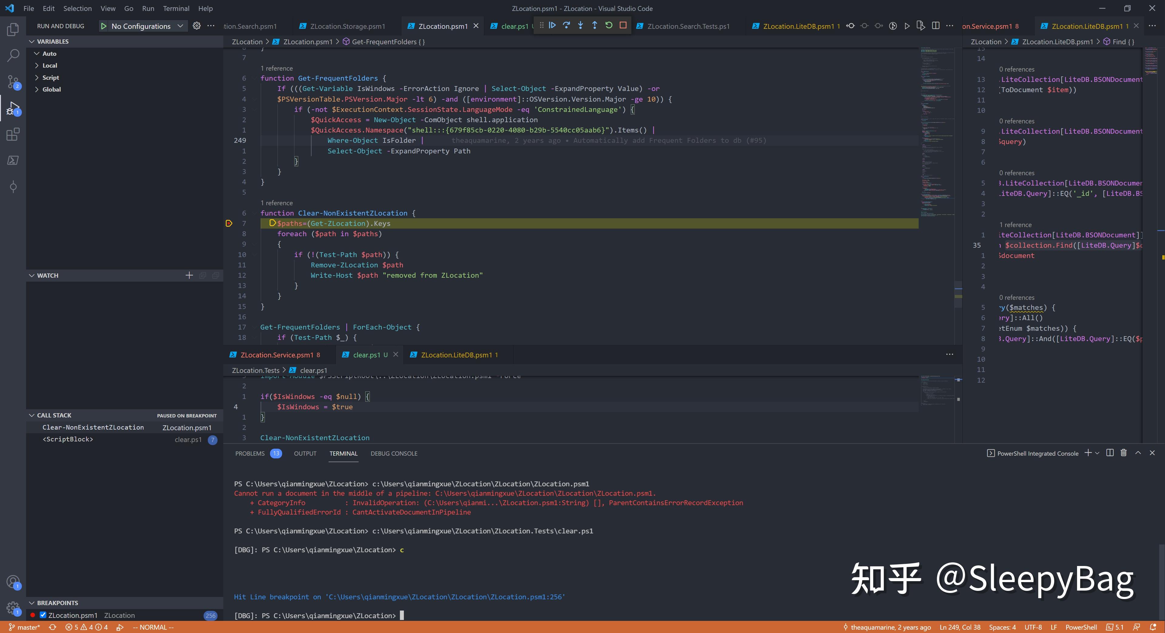 Powershell 命令行断点调试 知乎 