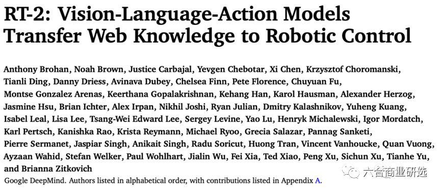 【长期主义】第234期智能说：谷歌机器人大模型RT-2，李飞飞具身智能新成果，Cathie Wood访谈，特斯拉Ashok演讲 - 知乎