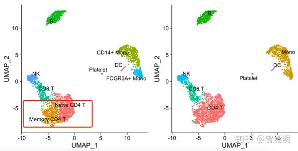 单细胞亚群合并和拆分都是一句代码的事情 - 知乎