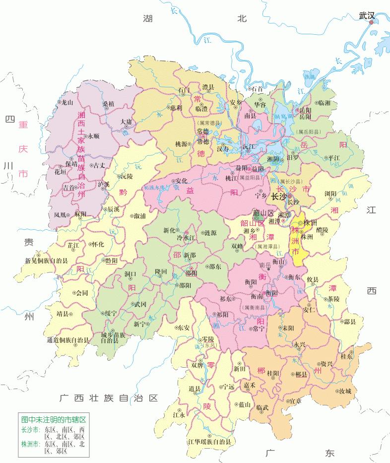 建国以来，湖南省行政区划沿革地图详解（1949-1999） - 知乎