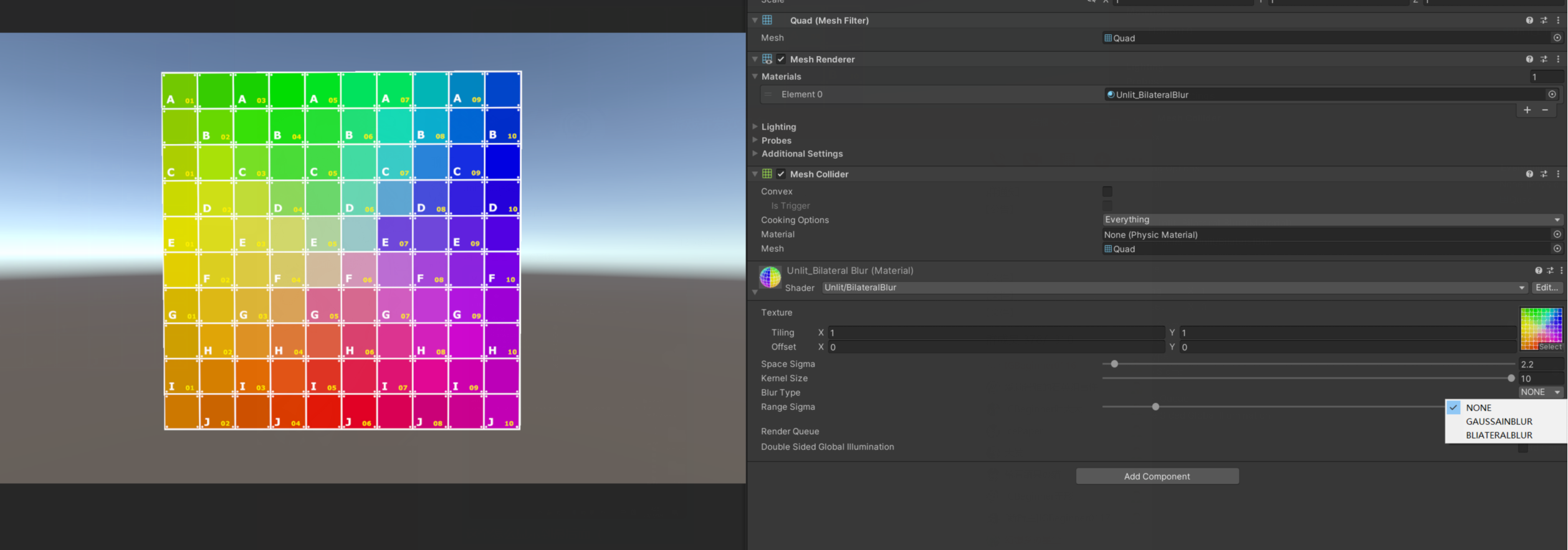 【UnityShader】双边滤波（Bilateral Filtering）（5.2） - 知乎