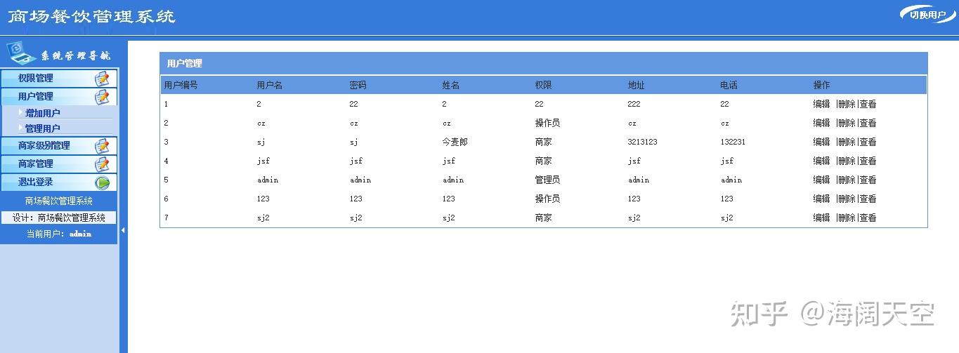 Jsp商家餐饮管理系统myeclipse开发sql数据库web结构java编程 知乎 9463