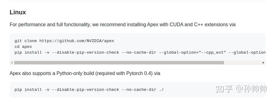 Pytorch1.8-cu111安装apex，解决from apex import amp,找不到amp问题 - 知乎