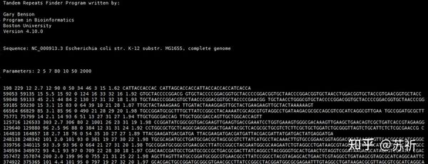 TRF：重复序列预测软件 - 知乎