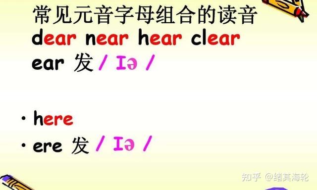 字母组合ear的发音规律。 - 知乎