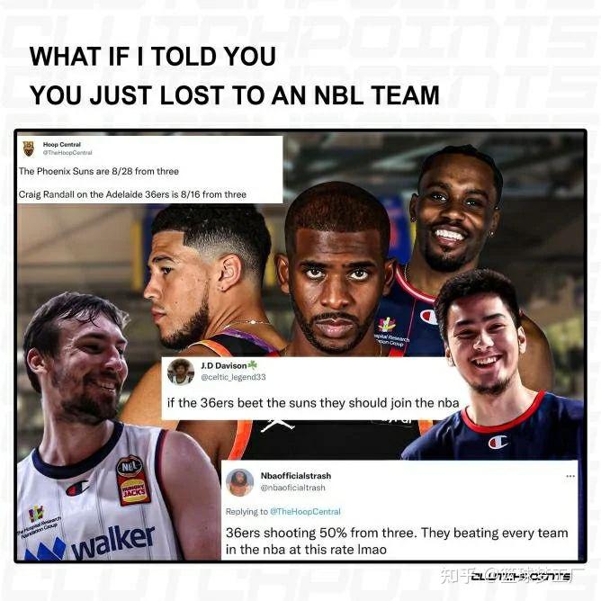 太阳不敌阿德莱德36人 成历史首支不敌NBL俱乐部的NBA球队 - 知乎